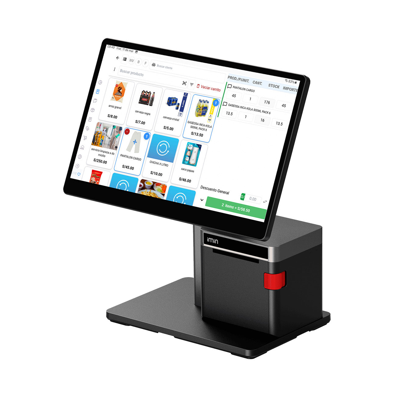 Terminal POS Swan 2 | Compacto con Impresora Integrada — PANCA